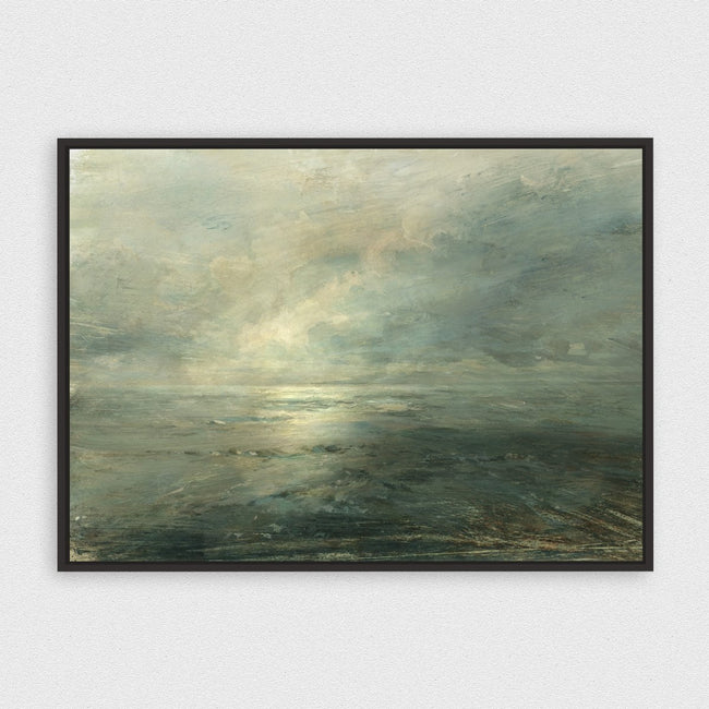 Clam Flow - Horizontal Canvas Wall Art - Vybe Interior