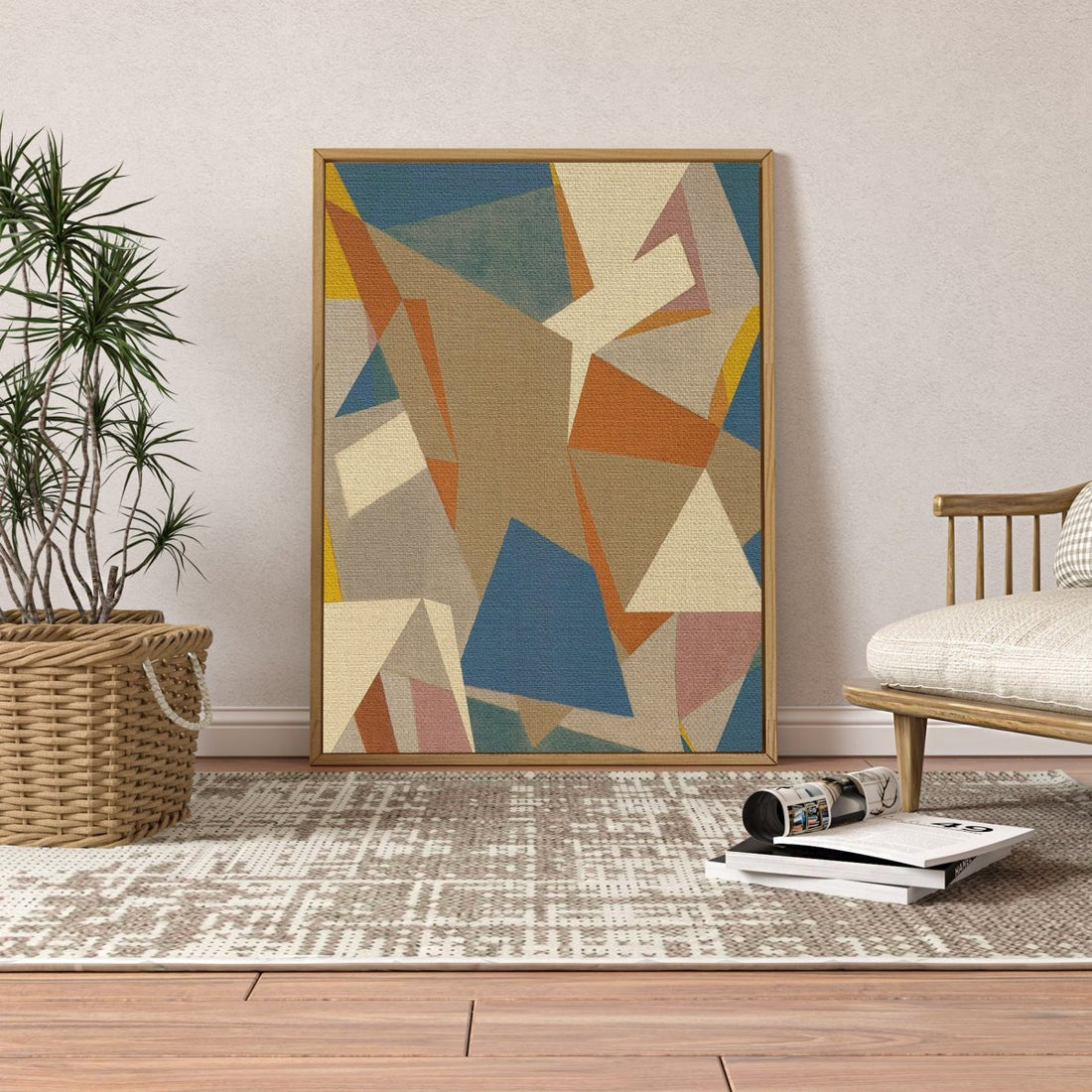 Antelope in Water Well - Vertical Canvas Wall Art – Vybe Interior