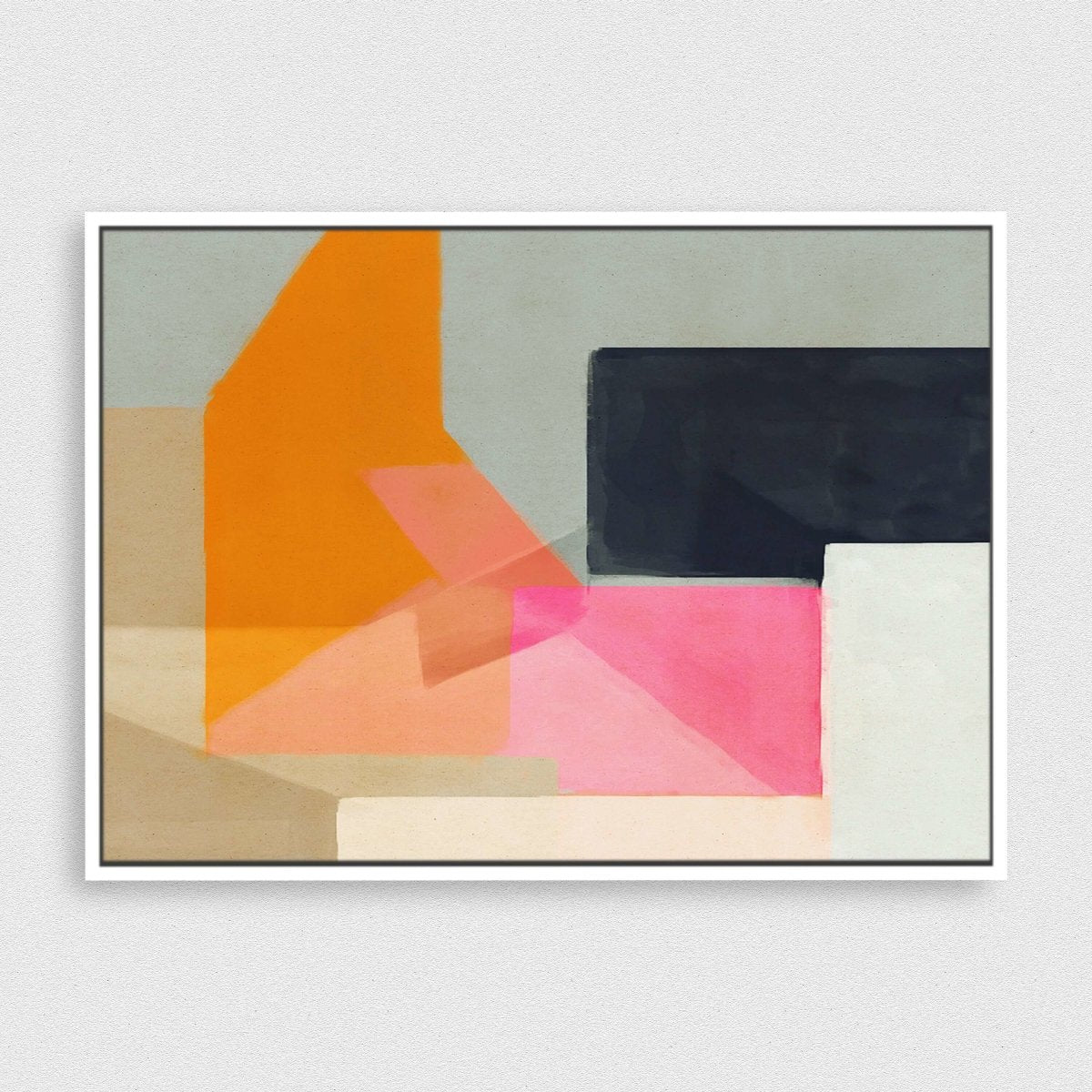 Color Bump 4 - Horizontal Canvas Wall Art - Vybe Interior