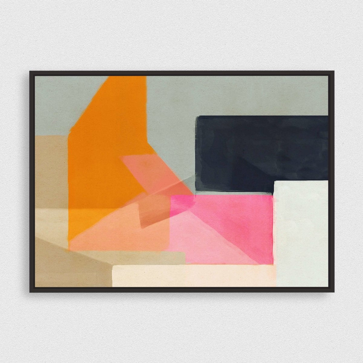 Color Bump 4 - Horizontal Canvas Wall Art - Vybe Interior