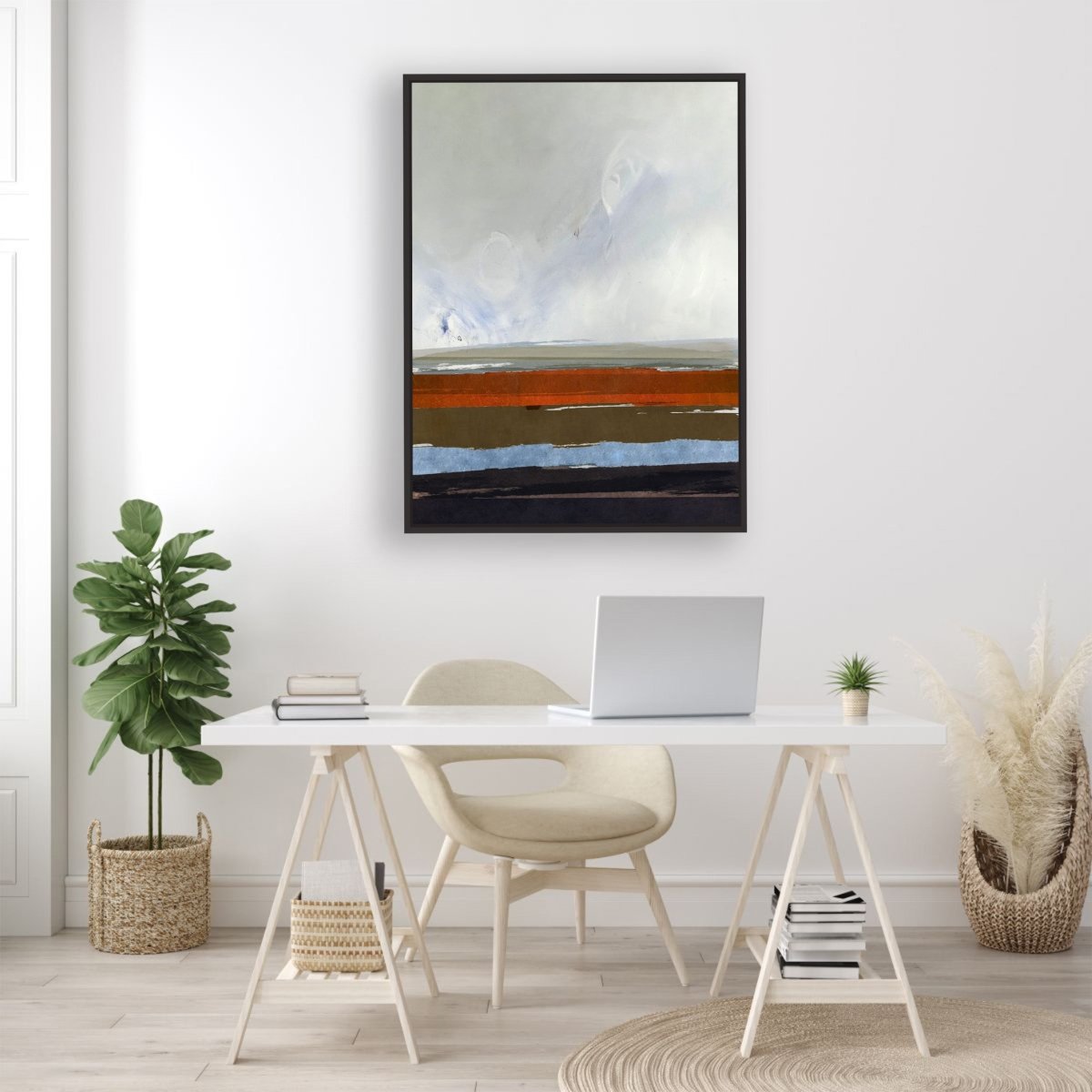 Field of Vision - Vertical Canvas Wall Art - Vybe Interior