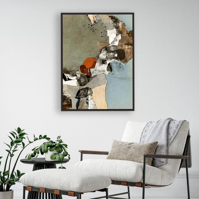 From Above - Vertical Canvas Wall Art - Vybe Interior