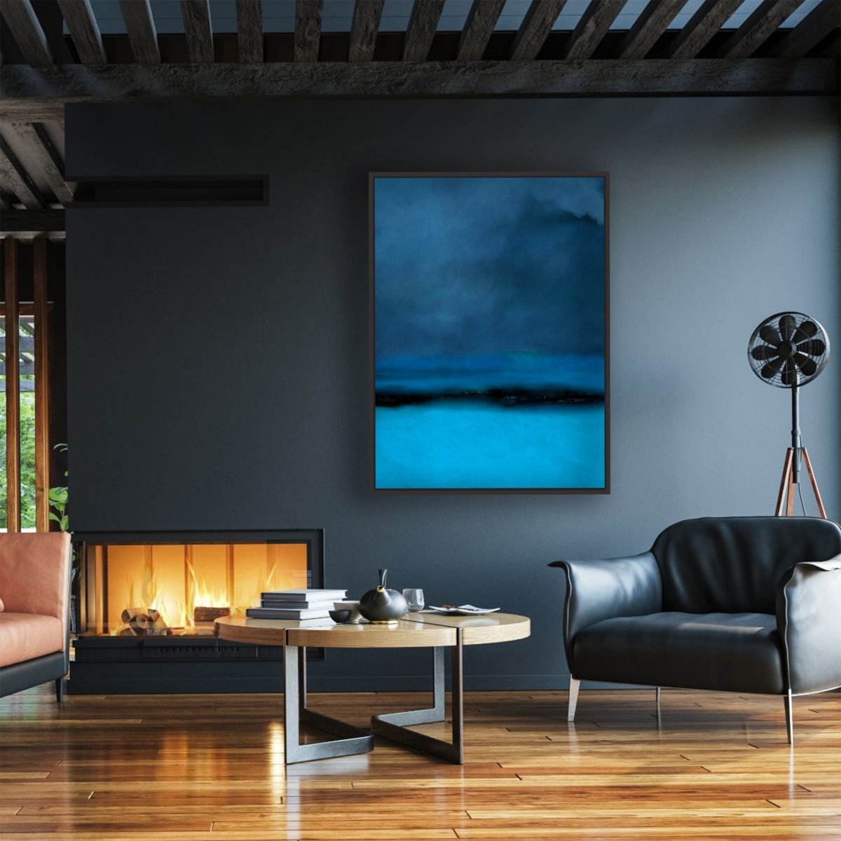 Into the Darkness - Vertical Canvas Wall Art - Vybe Interior