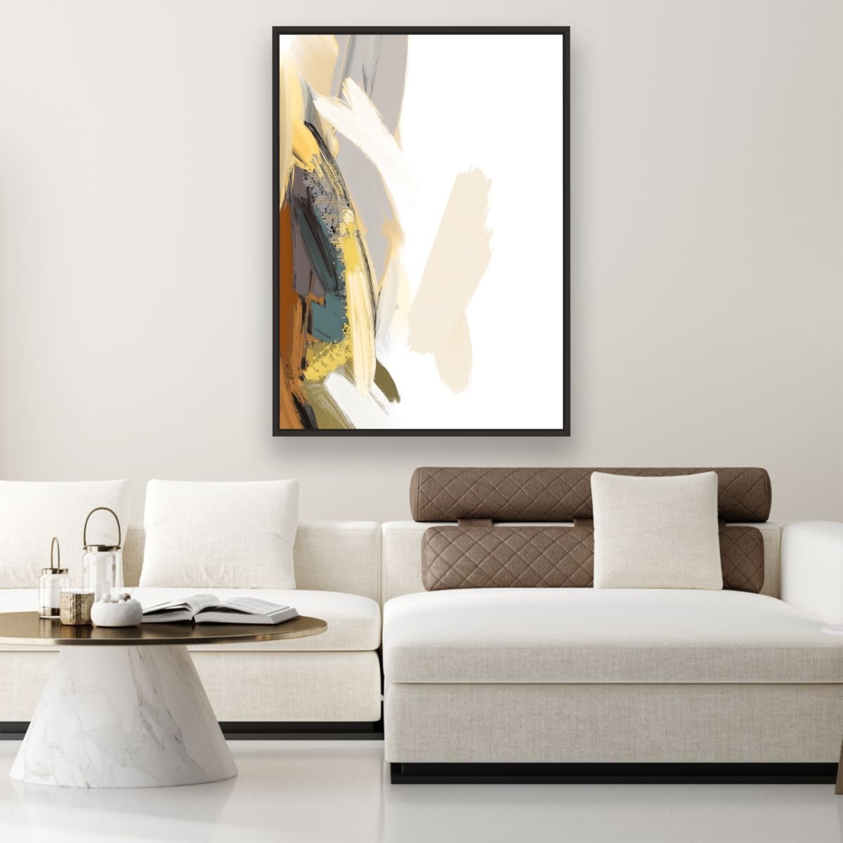 Light Colors - Vertical Canvas Wall Art - Vybe Interior