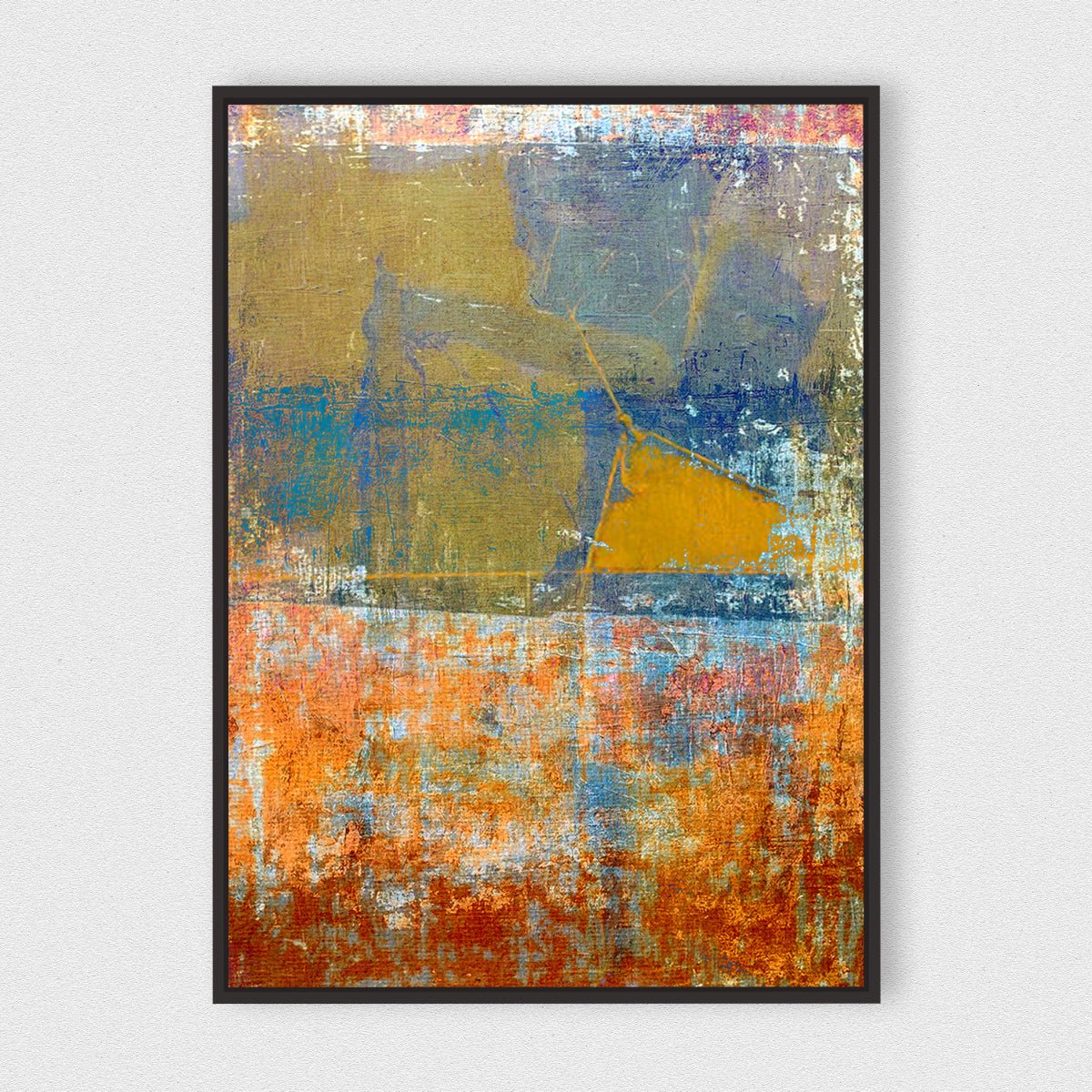 Spotted Paths - Vertical Canvas Wall Art - Vybe Interior