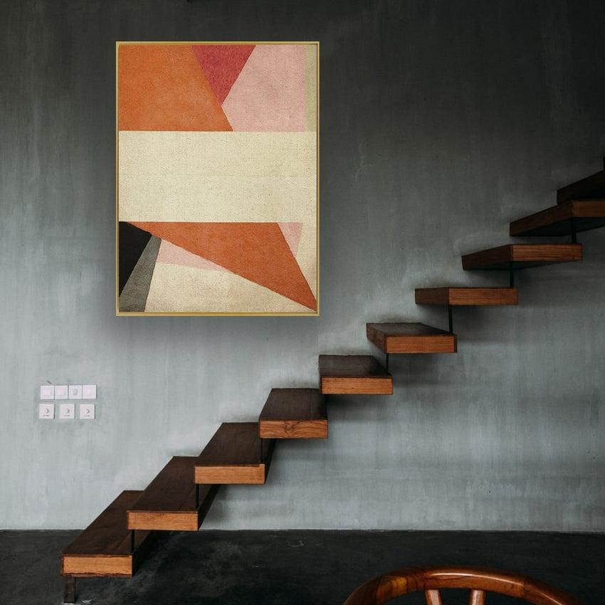 Statement Stripe - Vertical Canvas Wall Art - Vybe Interior